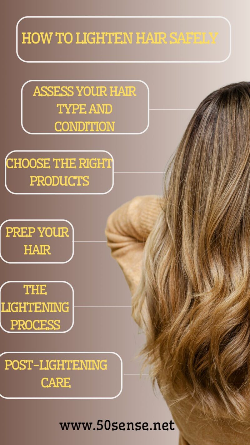 How to Lighten Hair Safely - A Step-by-Step Guide